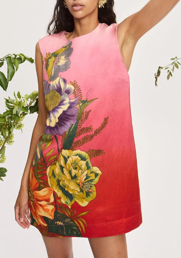 ALEMAIS Inez Mini Dress – White Bohemian