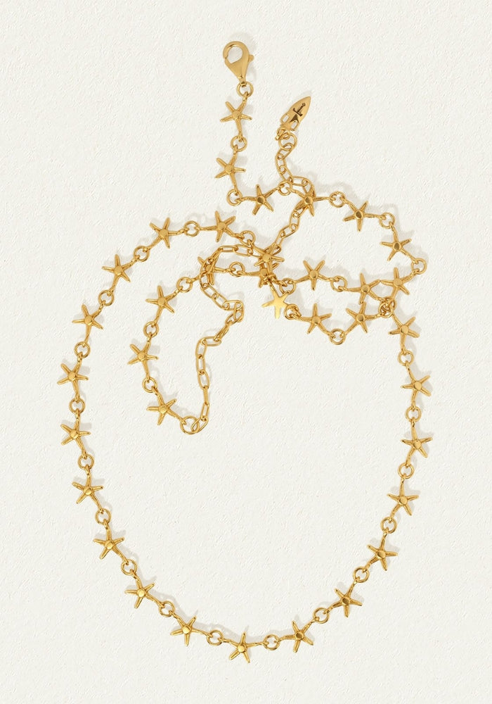 TEMPLE OF THE SUN Seba Chain - Gold – White Bohemian