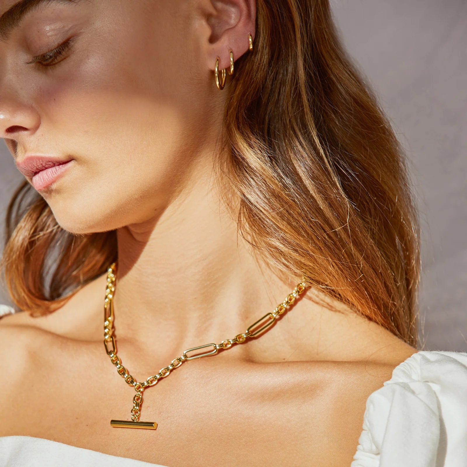 ARMS OF EVE Duke Gold Necklace – White Bohemian